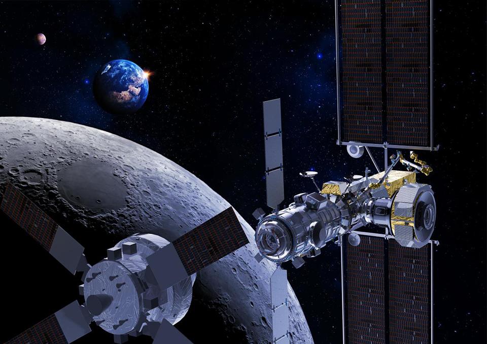 Moon Light On Space Station 1,007 Moon Space Station Stock Photos,